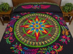 Katie Compass Star Quilt - Crochet Today